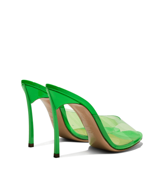 Blade fluo neon-green mules CASADEI – D'Adélia